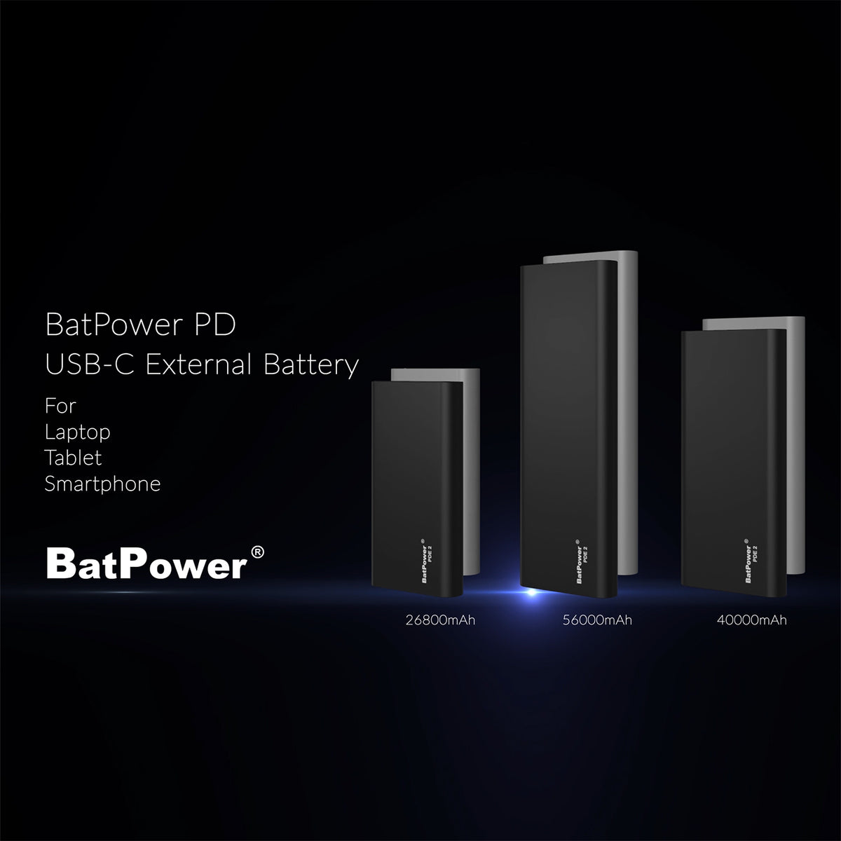 External Battery & Charger for USB-C Laptops – BatPower